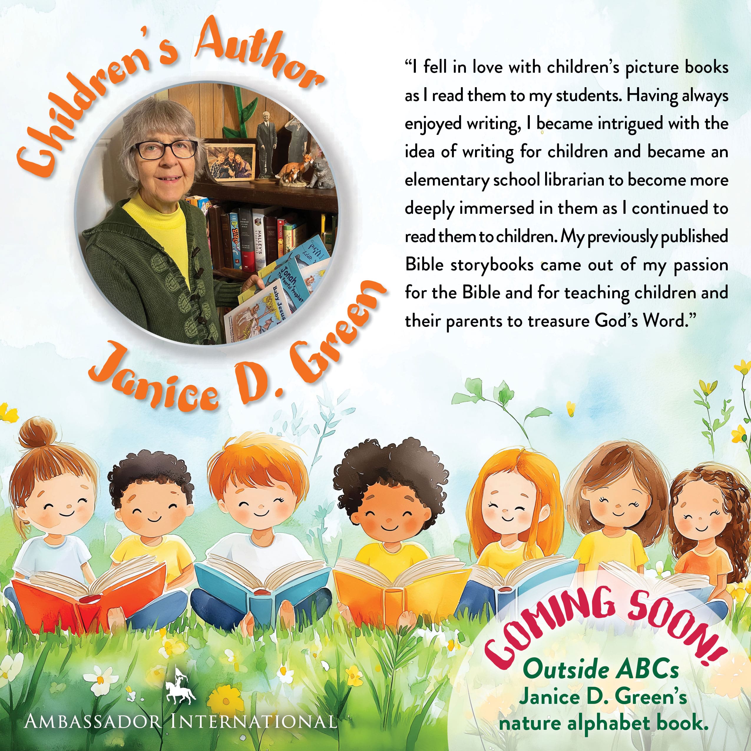 Children’s Authors and Illustrators Week: Janice D. Green